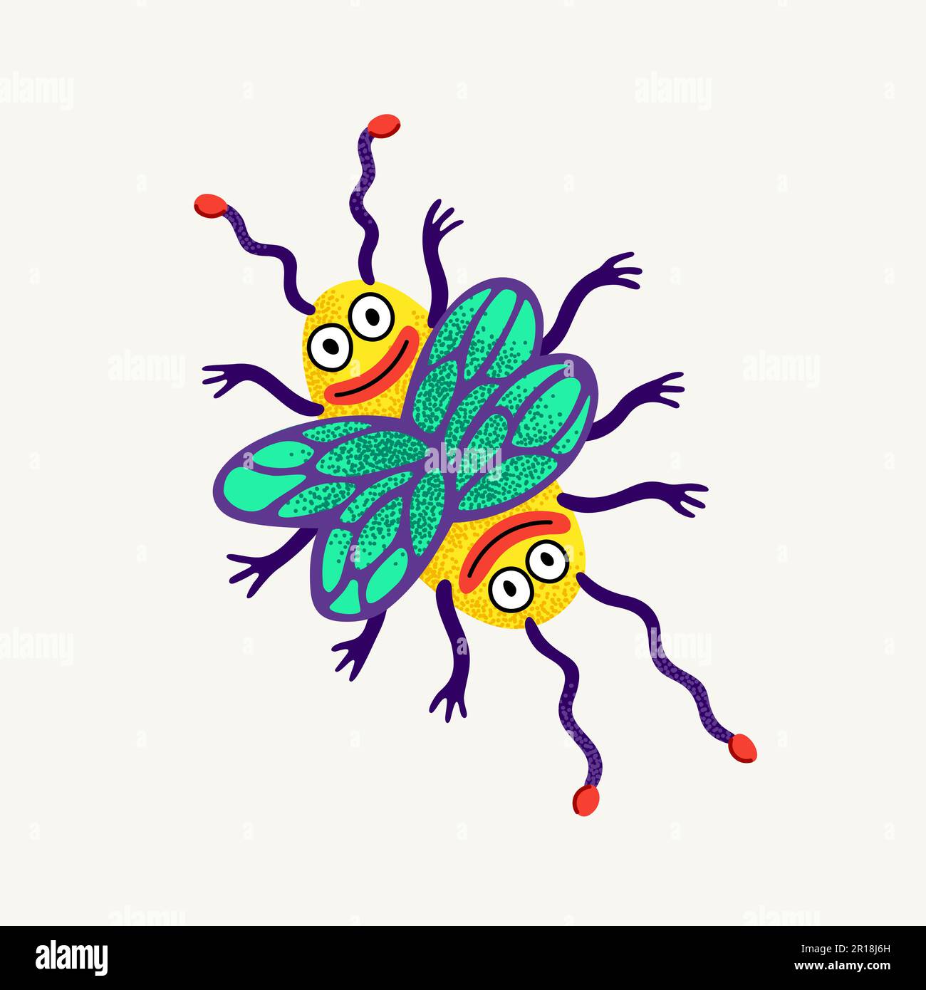 Double headed animal Stock Vector Images - Alamy