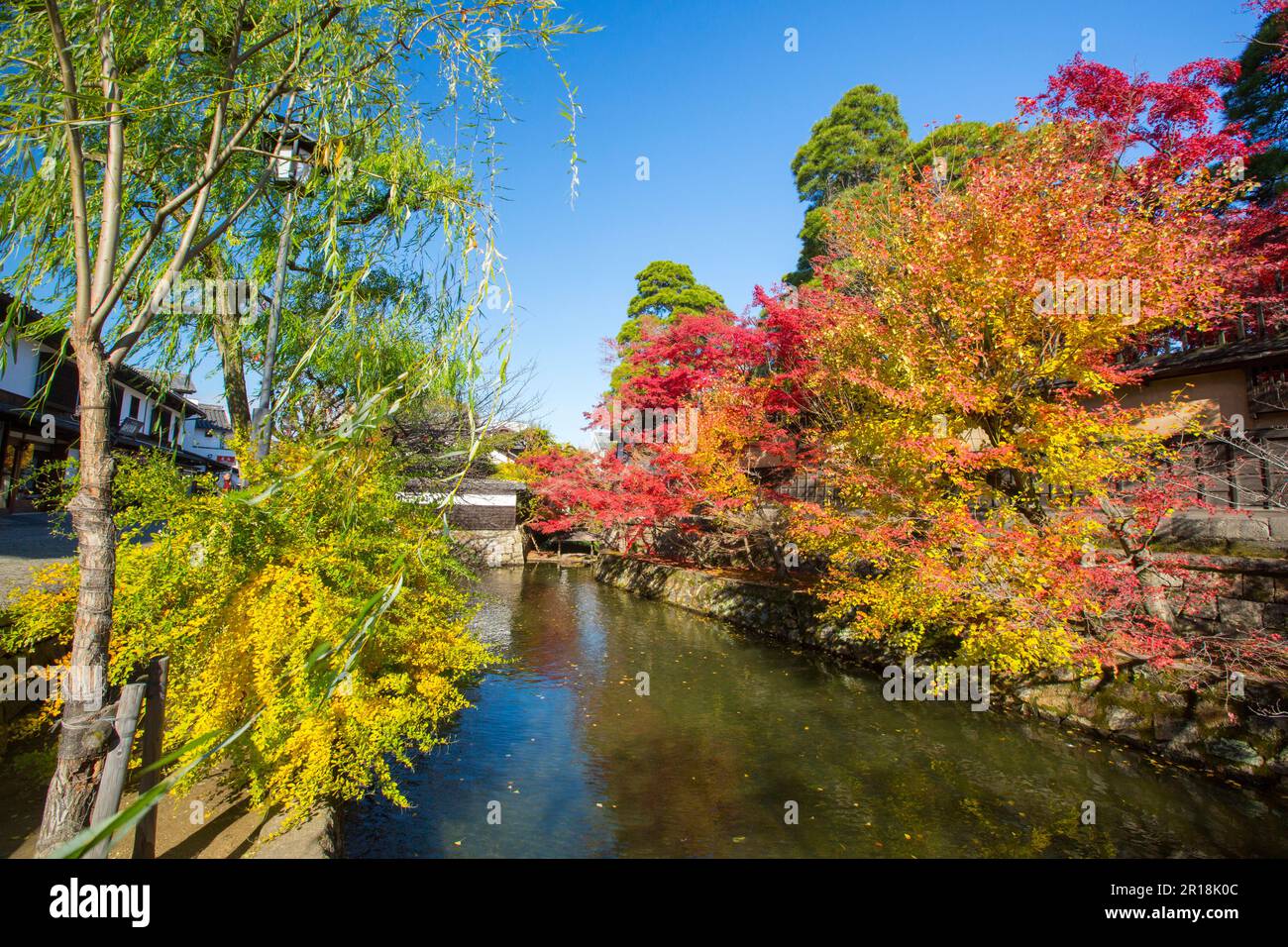 rows of house in Kurashiki aesthetic area Stock Photo - Alamy