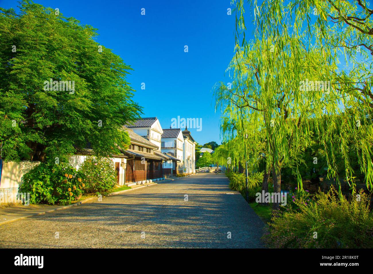 rows of house in Kurashiki aesthetic area Stock Photo - Alamy