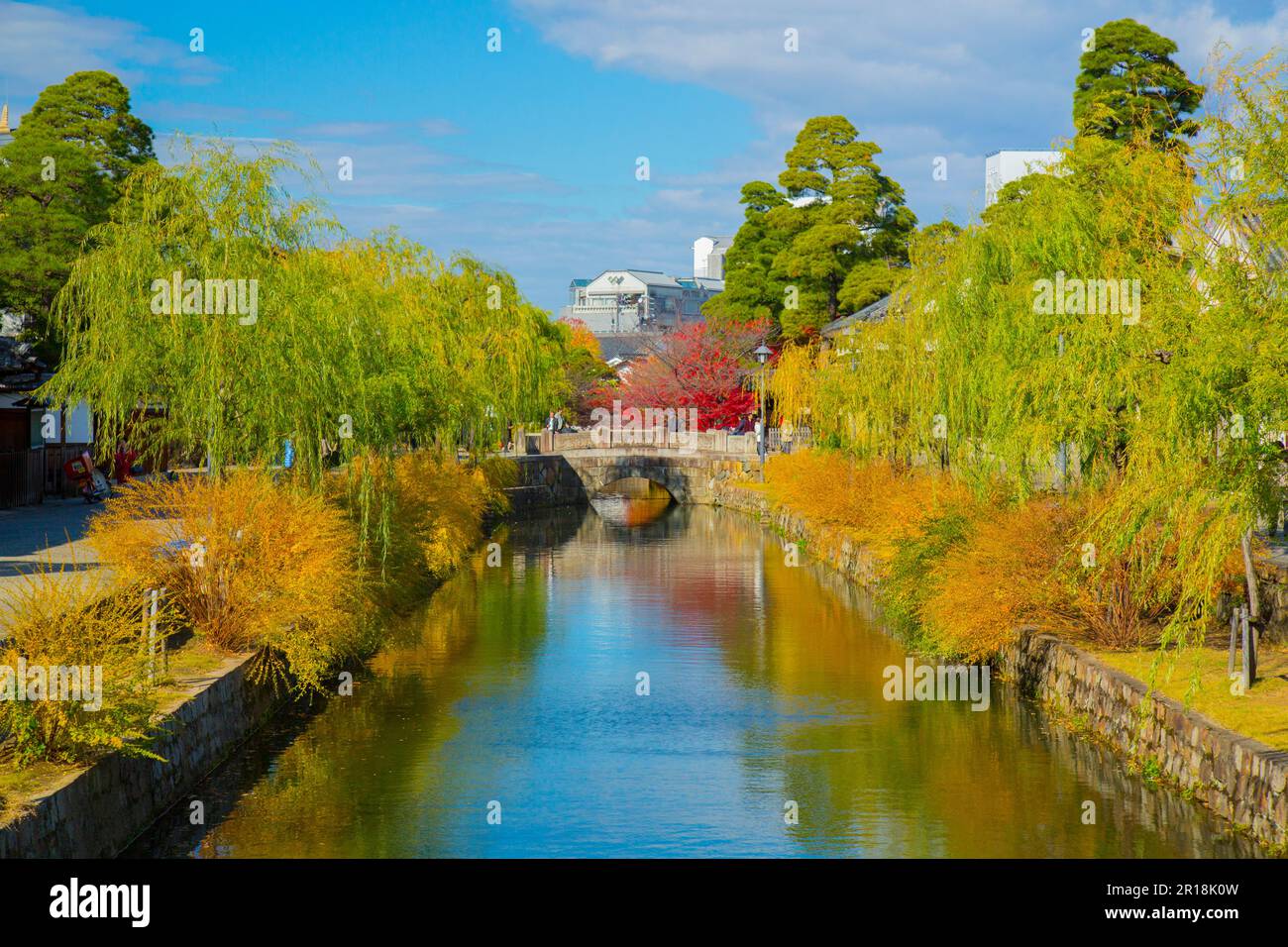 rows of house in Kurashiki aesthetic area Stock Photo - Alamy