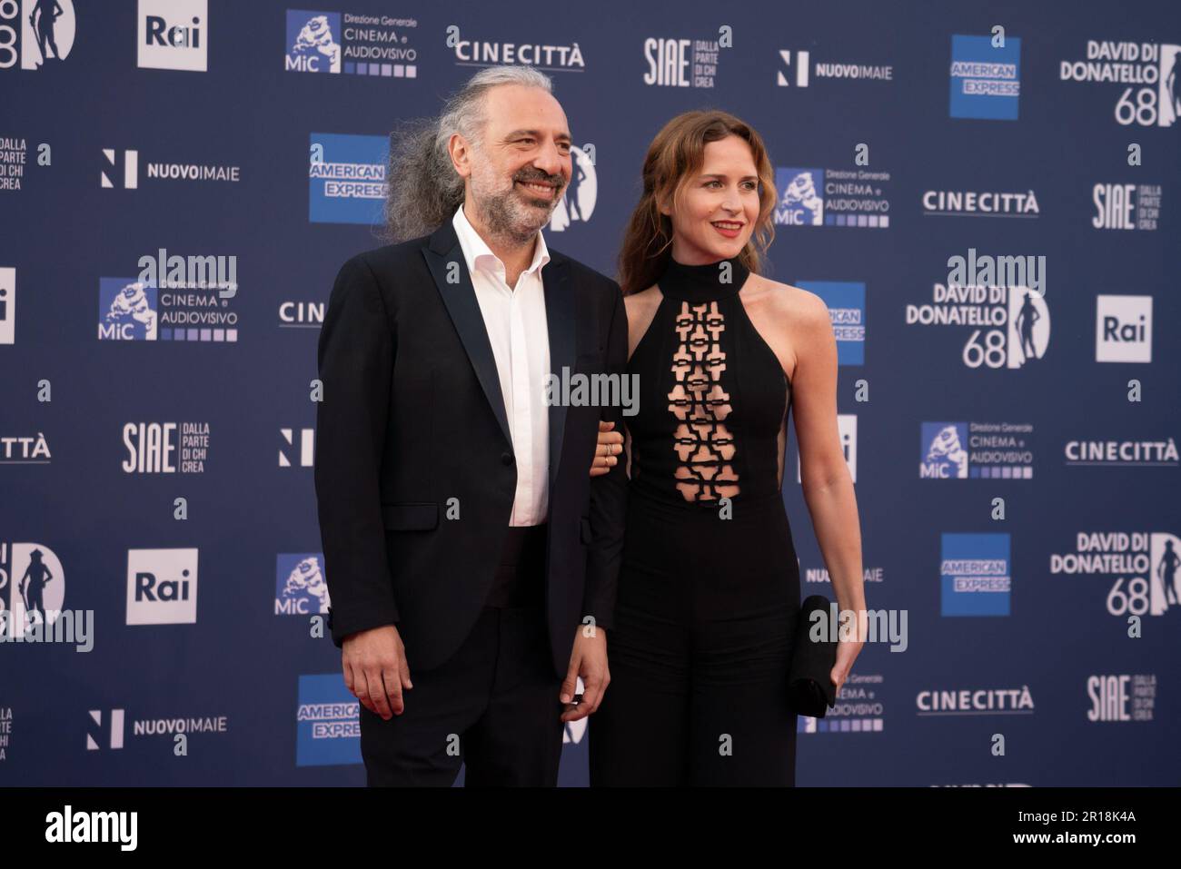 Rome, Italy. 10th May, 2023. Stefano Bollani and Valentina Cenni attend ...