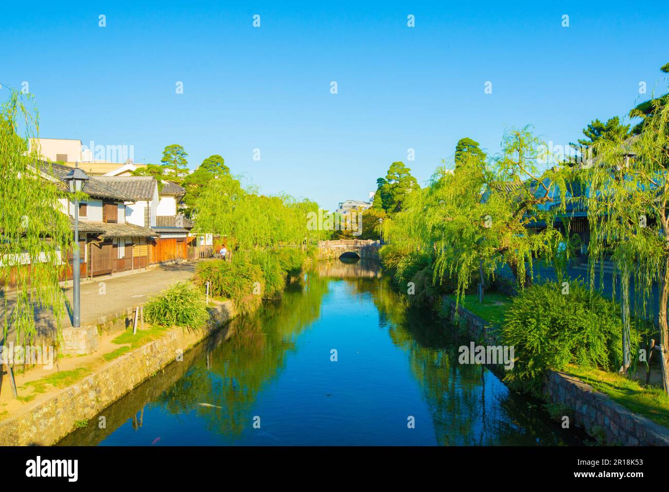 rows of house in Kurashiki aesthetic area Stock Photo - Alamy