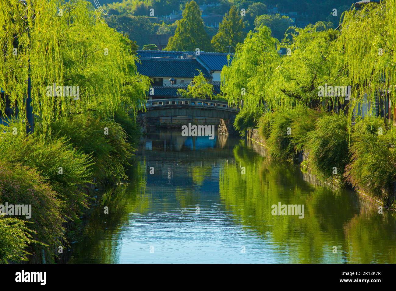 rows of house in Kurashiki aesthetic area Stock Photo - Alamy