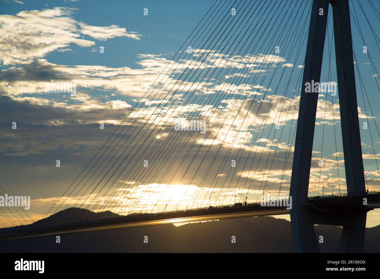 Tatara Bridge At Night