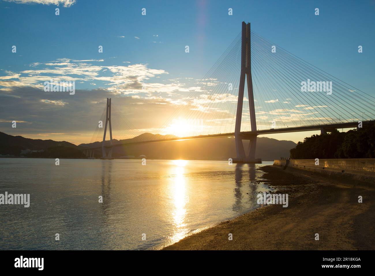 Shimanami Kaido Tatara Bridge Stock Photo - Alamy