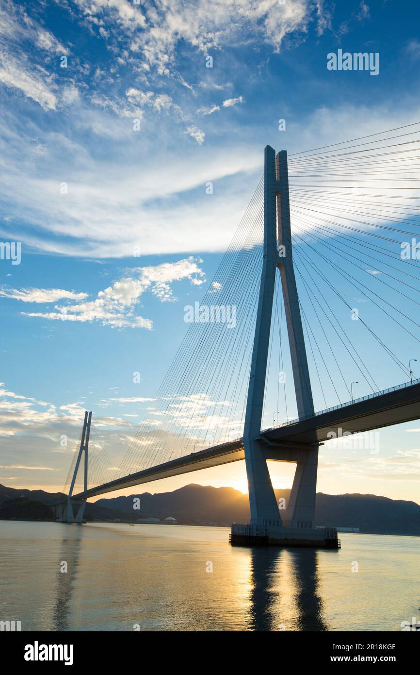 Shimanami Kaido Tatara Bridge Stock Photo - Alamy