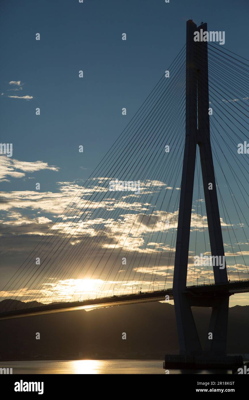 Shimanami Kaido Tatara Bridge Stock Photo - Alamy