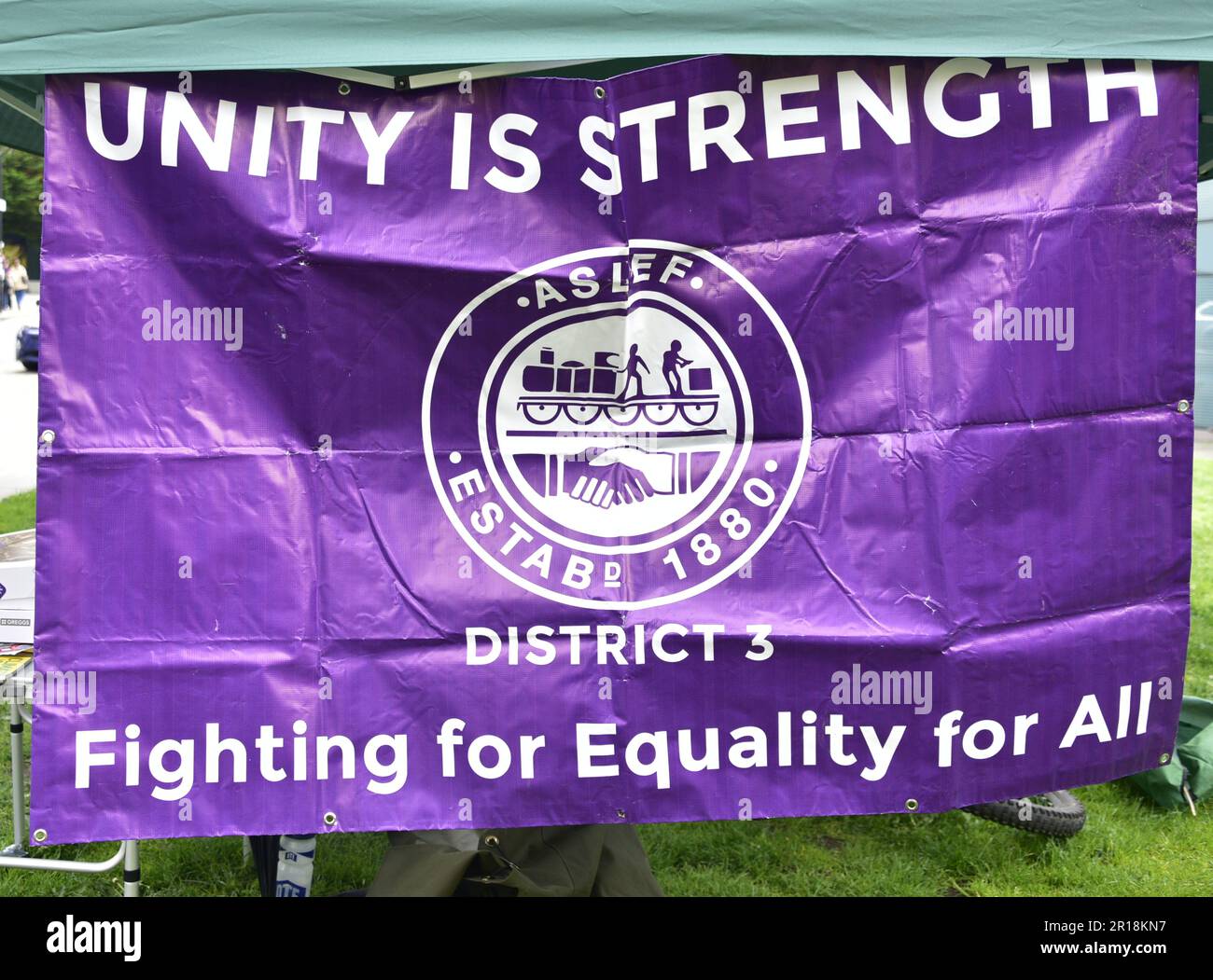 Aslef banner hi-res stock photography and images - Alamy