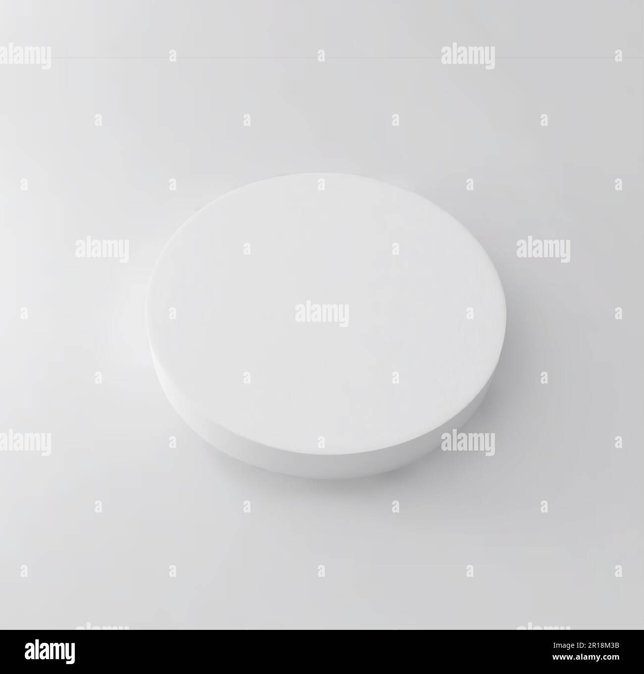 Minimal podium for presenting products. Top view Stock Vector Image ...