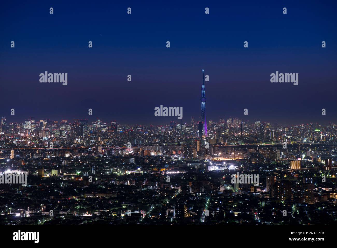 Tokyo night view Stock Photo - Alamy