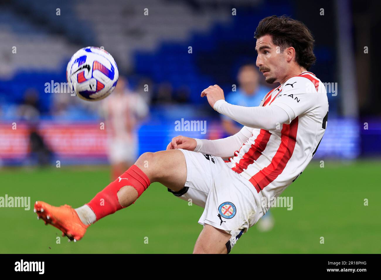 Callum Talbot of City controls the ball during the A-League Men's Semi ...