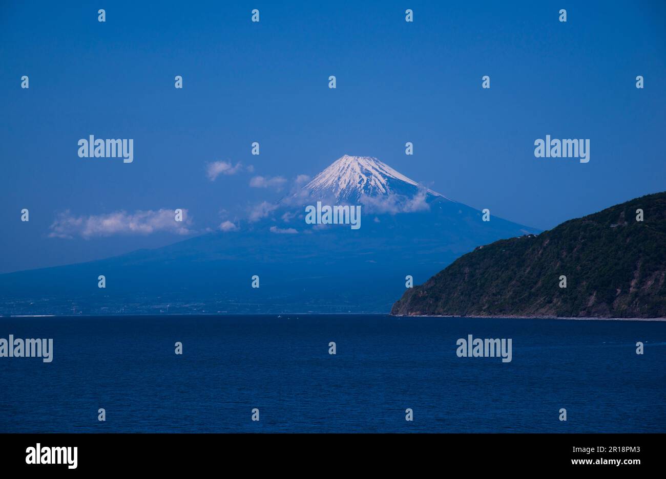 Mt. Fuji and Suruga Bay Stock Photo - Alamy