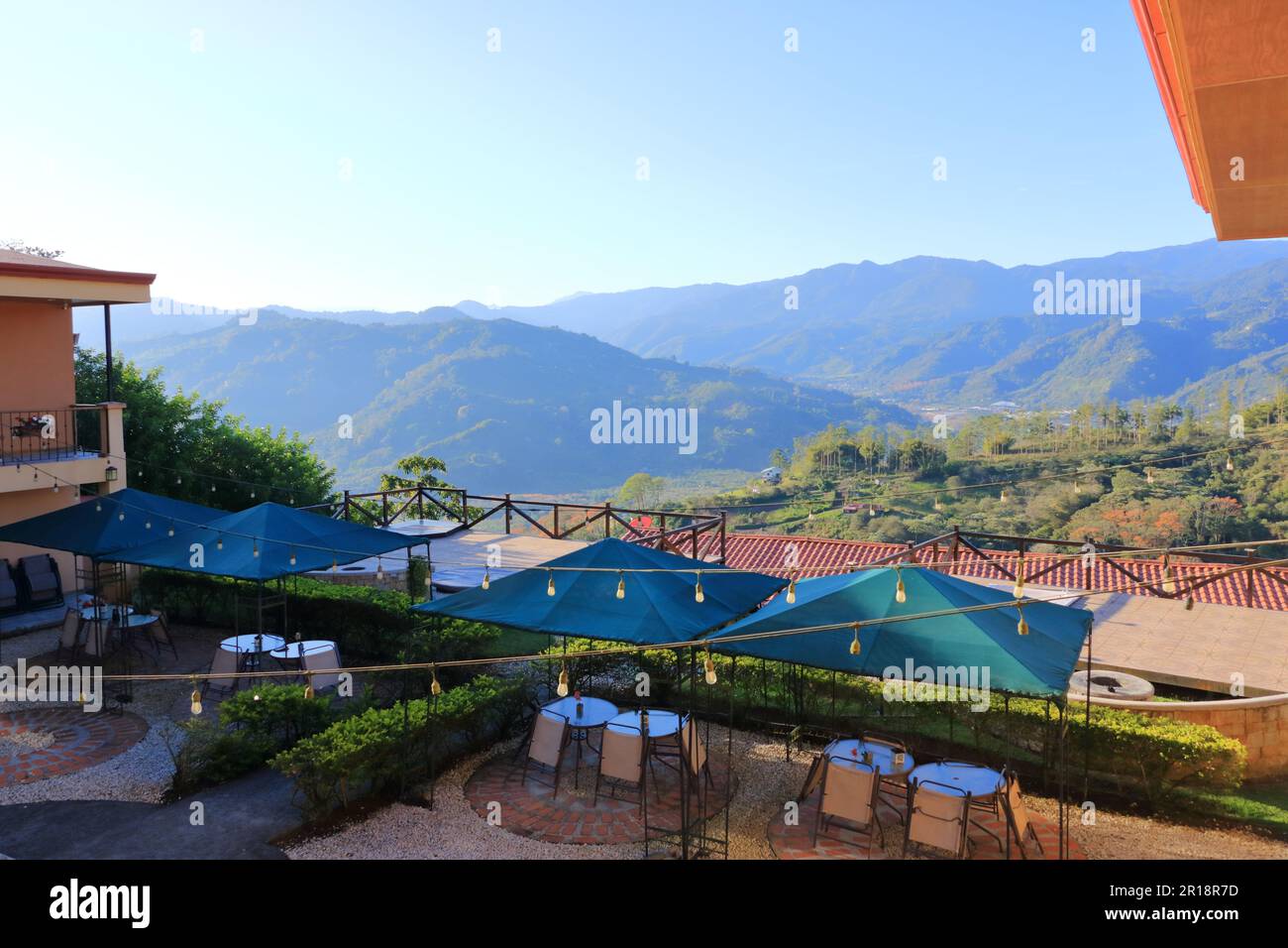 the Landscape near in Paraiso around Orosi Valley near the city of ...