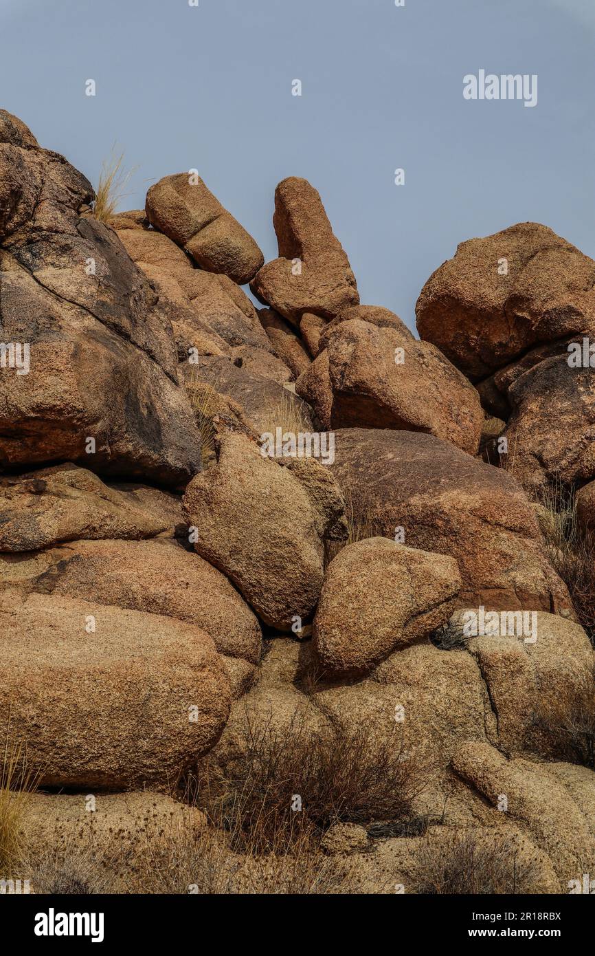 The Joshua Tree National Park with its majestic desert landscape and ...