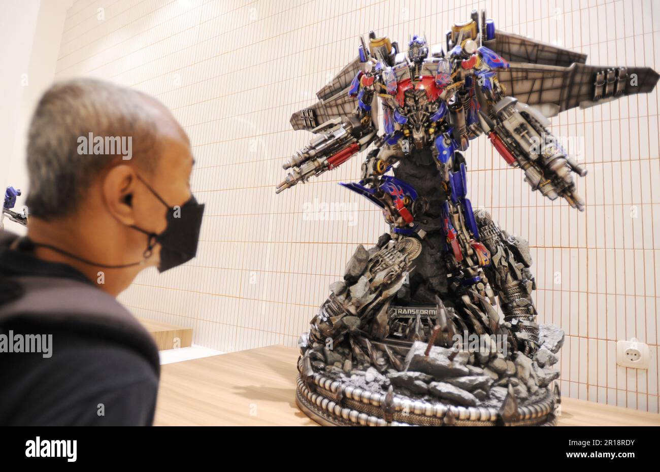 May 12, 2023, Kuningan, Jakarta, Indonesia: Hundreds of action figures ...