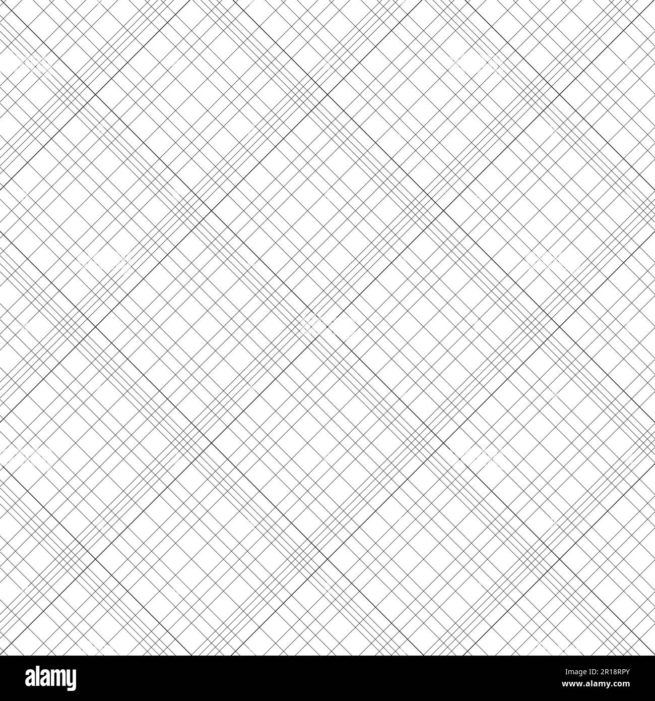 Vector seamless check background Black and White Stock Photos & Images ...
