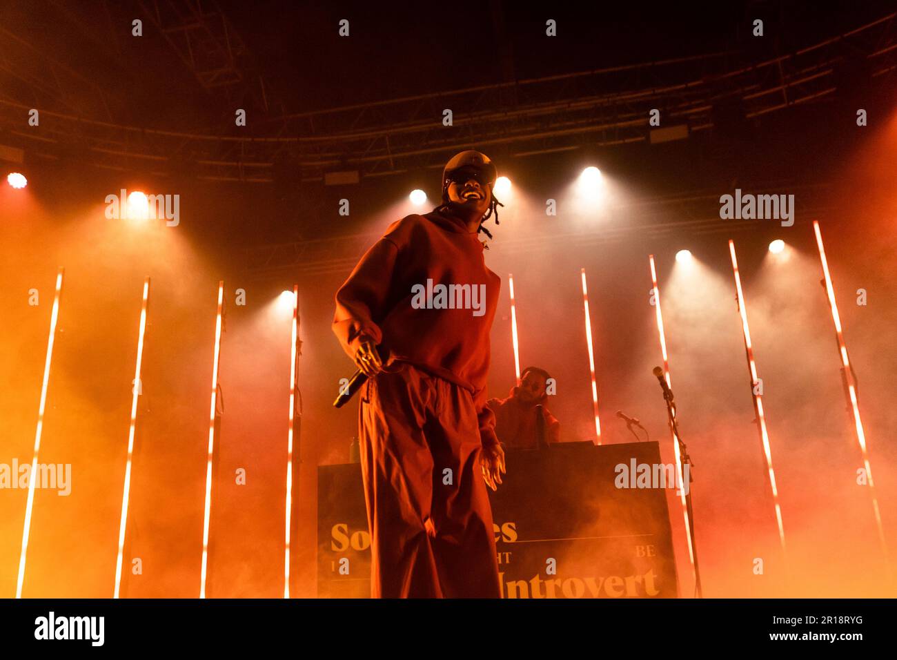 British rapper, singer and actress Little Simz performs live at ...