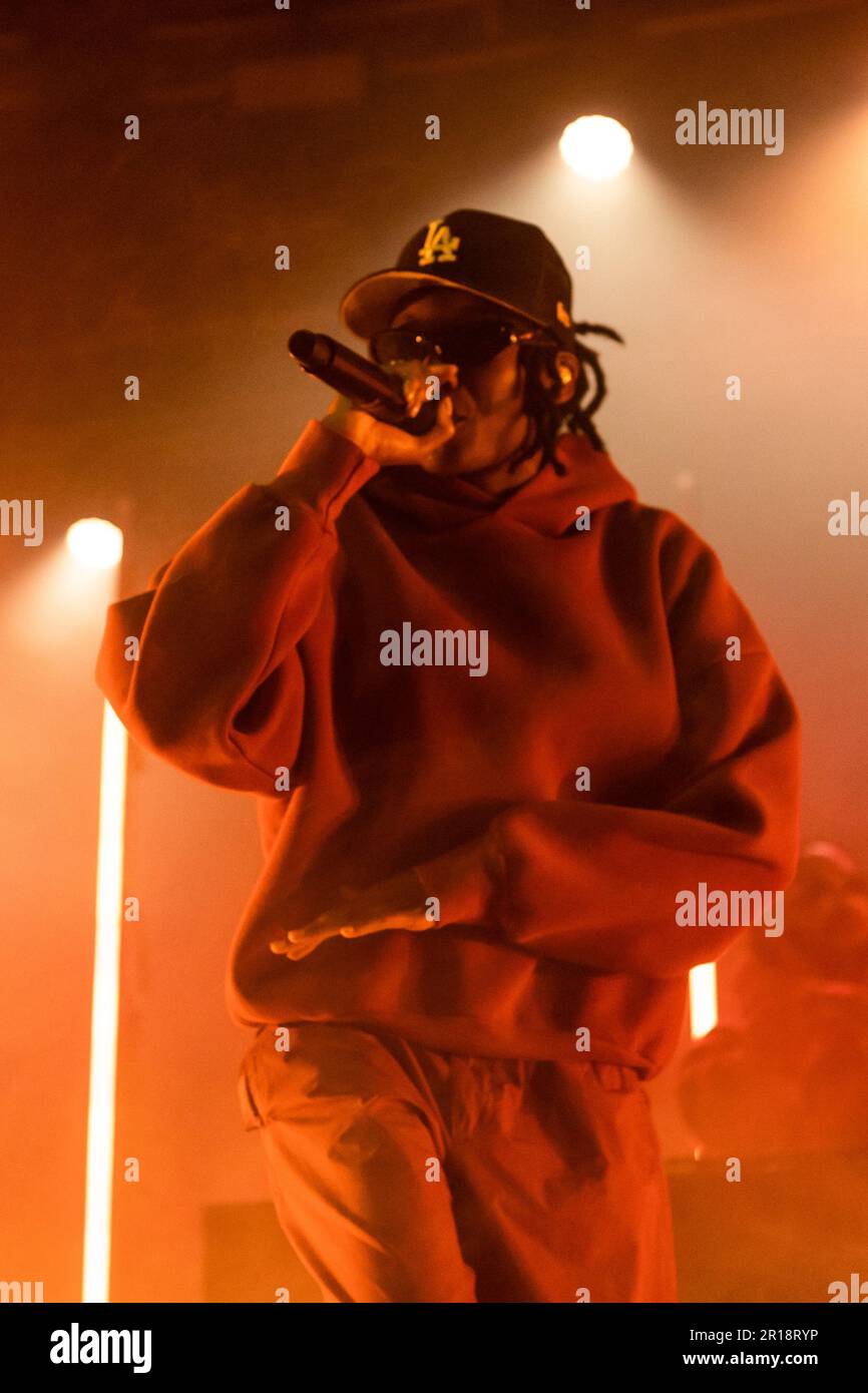 British rapper, singer and actress Little Simz performs live at ...