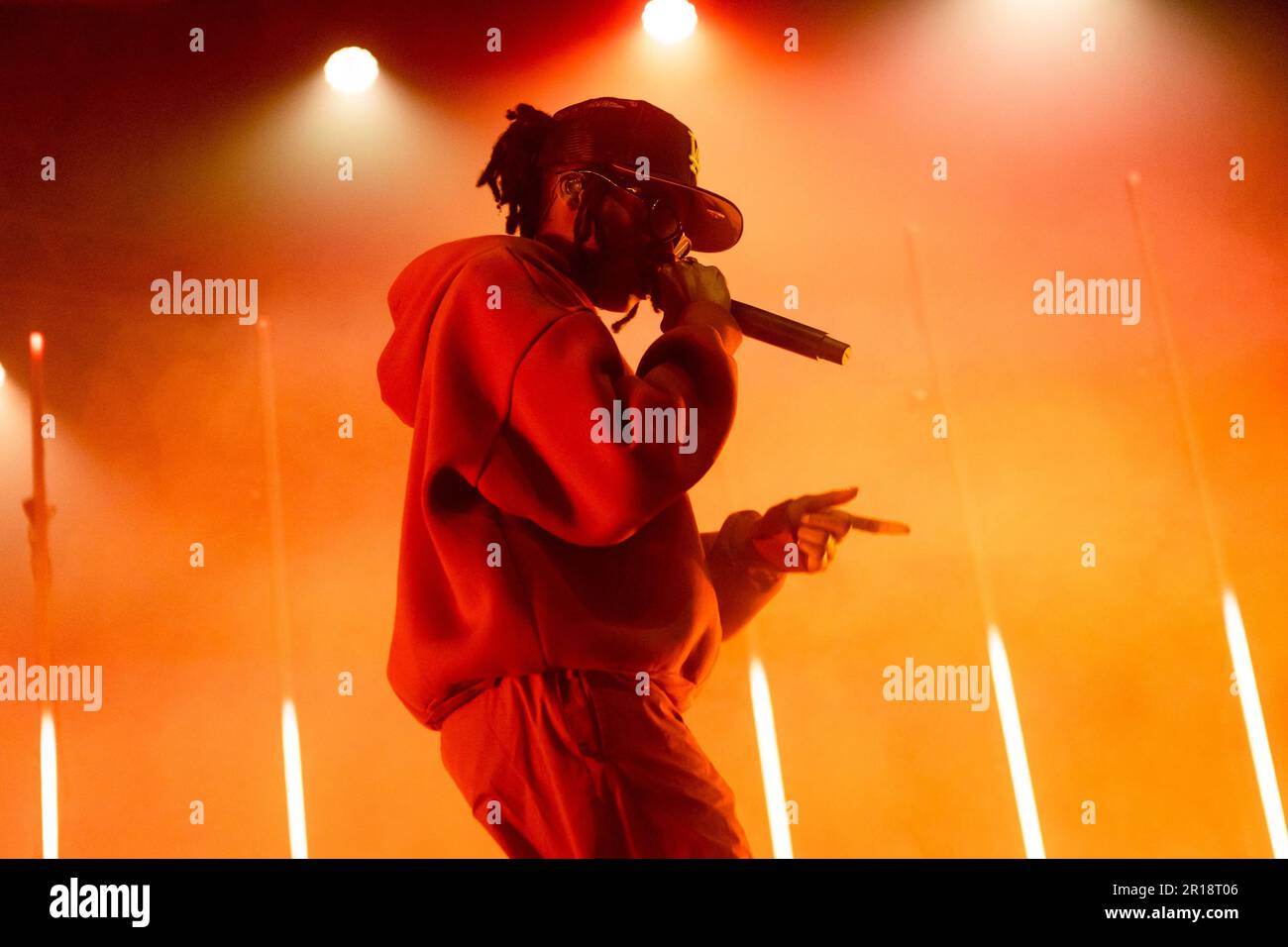 British rapper, singer and actress Little Simz performs live at ...