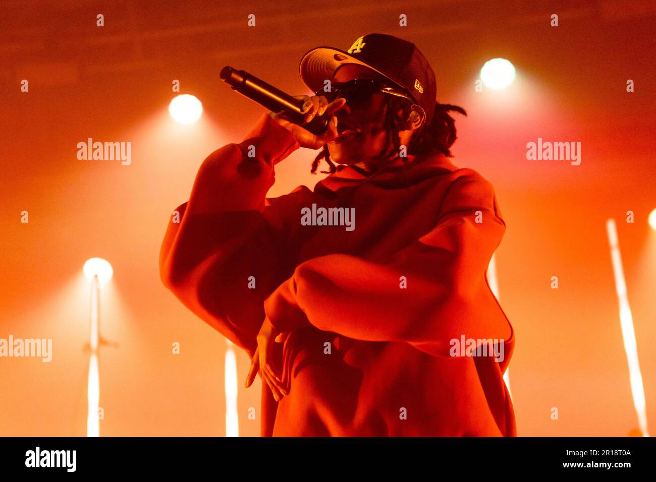 British rapper, singer and actress Little Simz performs live at ...