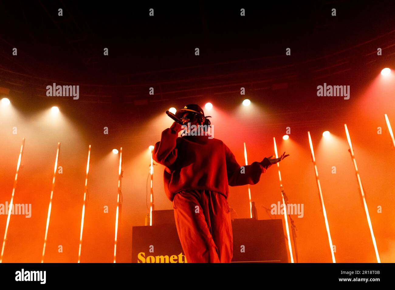 British rapper, singer and actress Little Simz performs live at ...