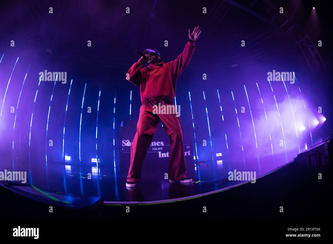 British rapper, singer and actress Little Simz performs live at ...