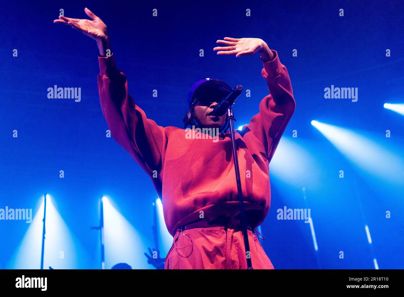 British rapper, singer and actress Little Simz performs live at ...