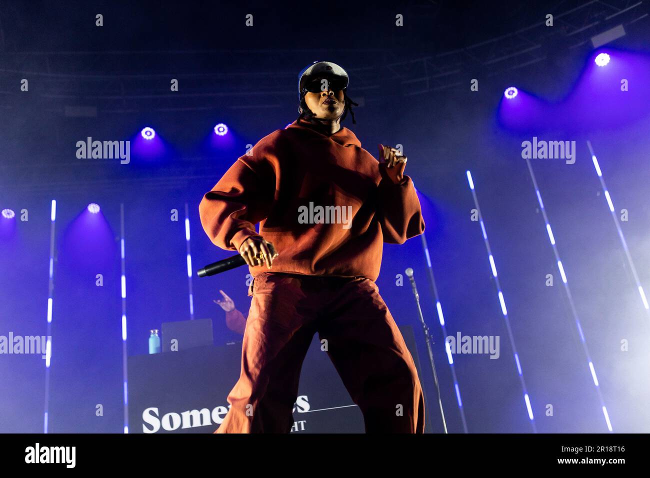 British rapper, singer and actress Little Simz performs live at ...