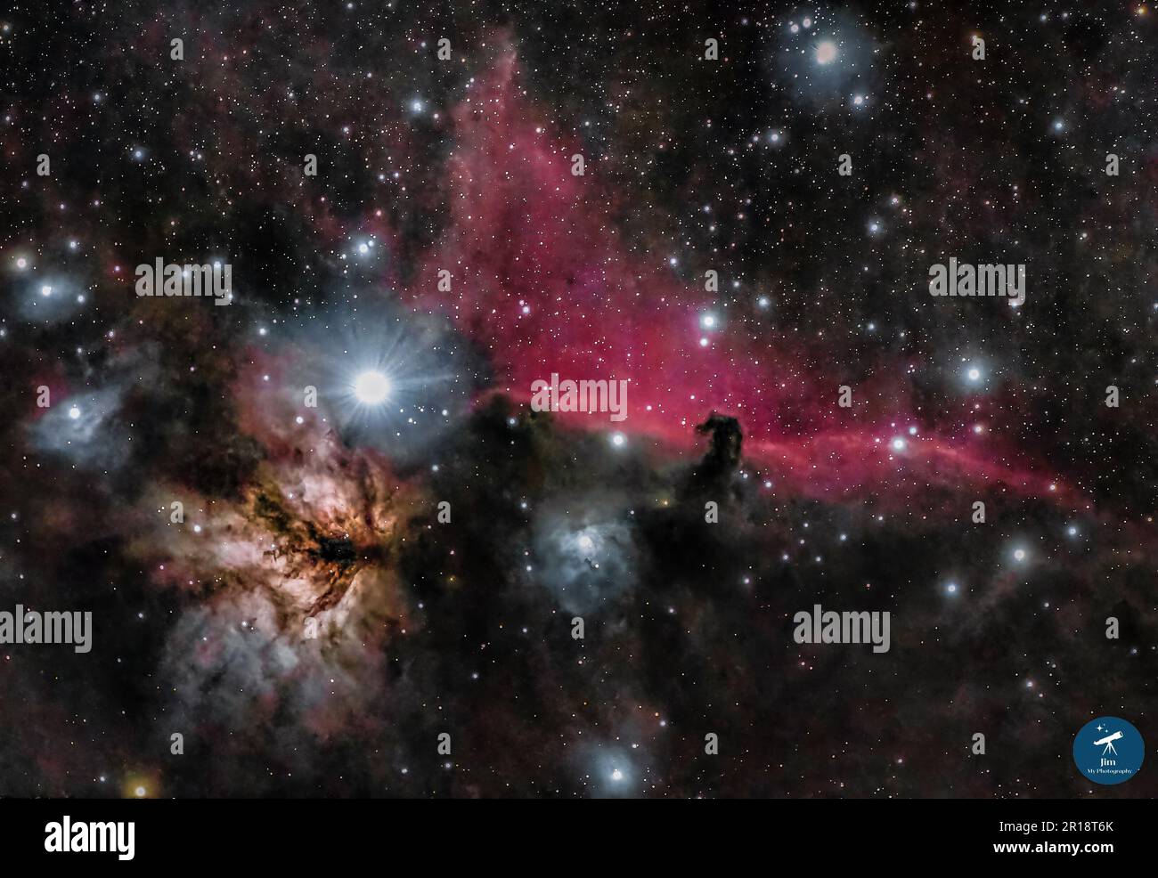 A scenic view of a galaxy in the dark universe Stock Photo - Alamy