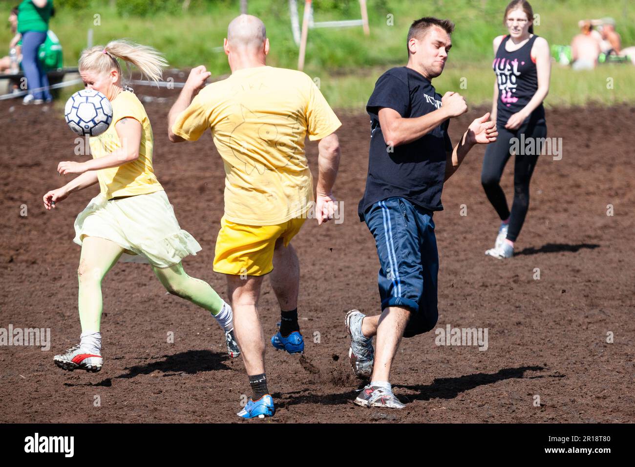SWAMP SOCCER, FINLAND, 2014: The annual Swamp Soccer World Championship ...