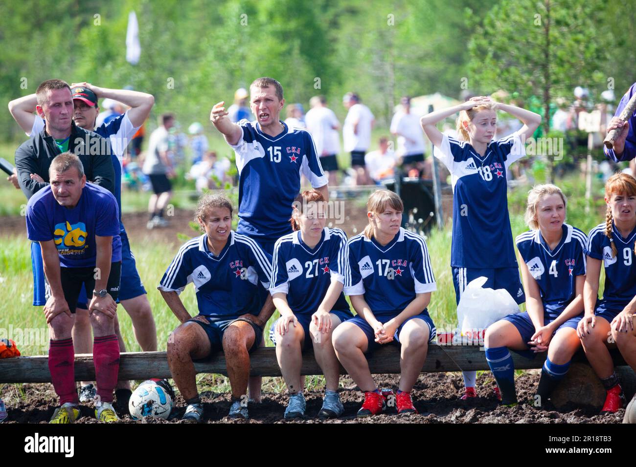 SWAMP SOCCER, FINLAND, 2014: The annual Swamp Soccer World Championship ...