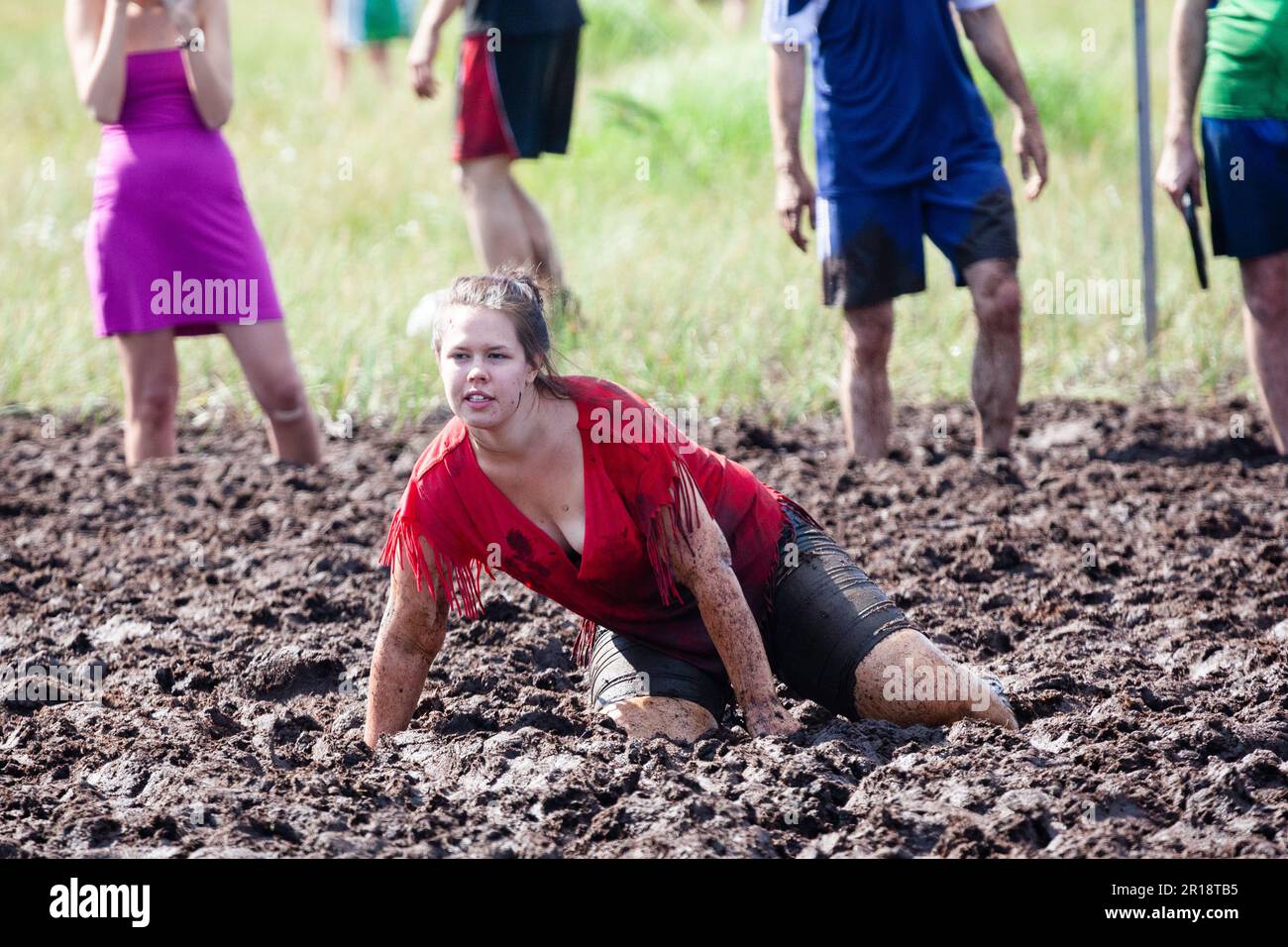 SWAMP SOCCER, FINLAND, 2014: The annual Swamp Soccer World Championship ...