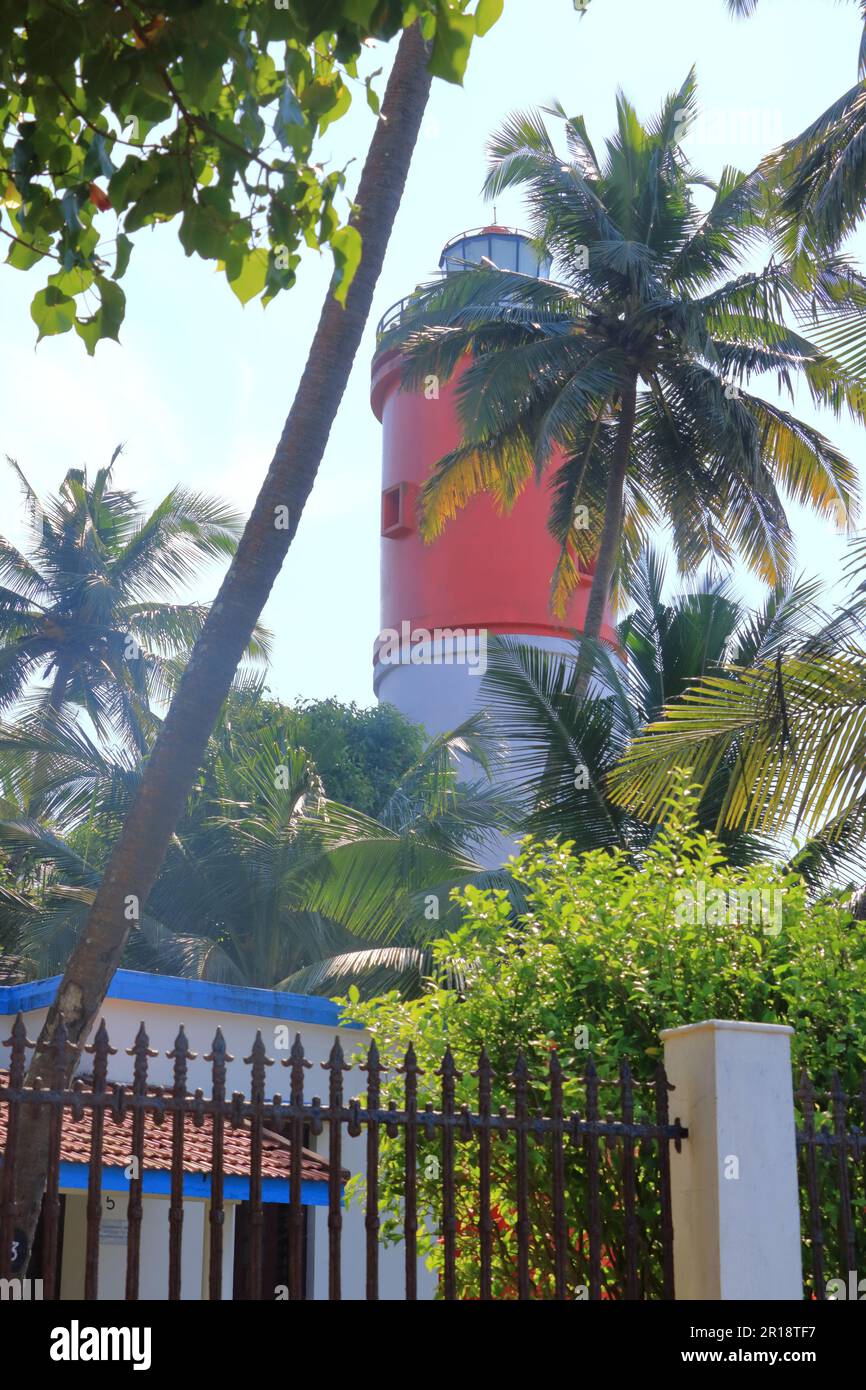 the Kannur lighthouse in Kerala state, India Stock Photo - Alamy