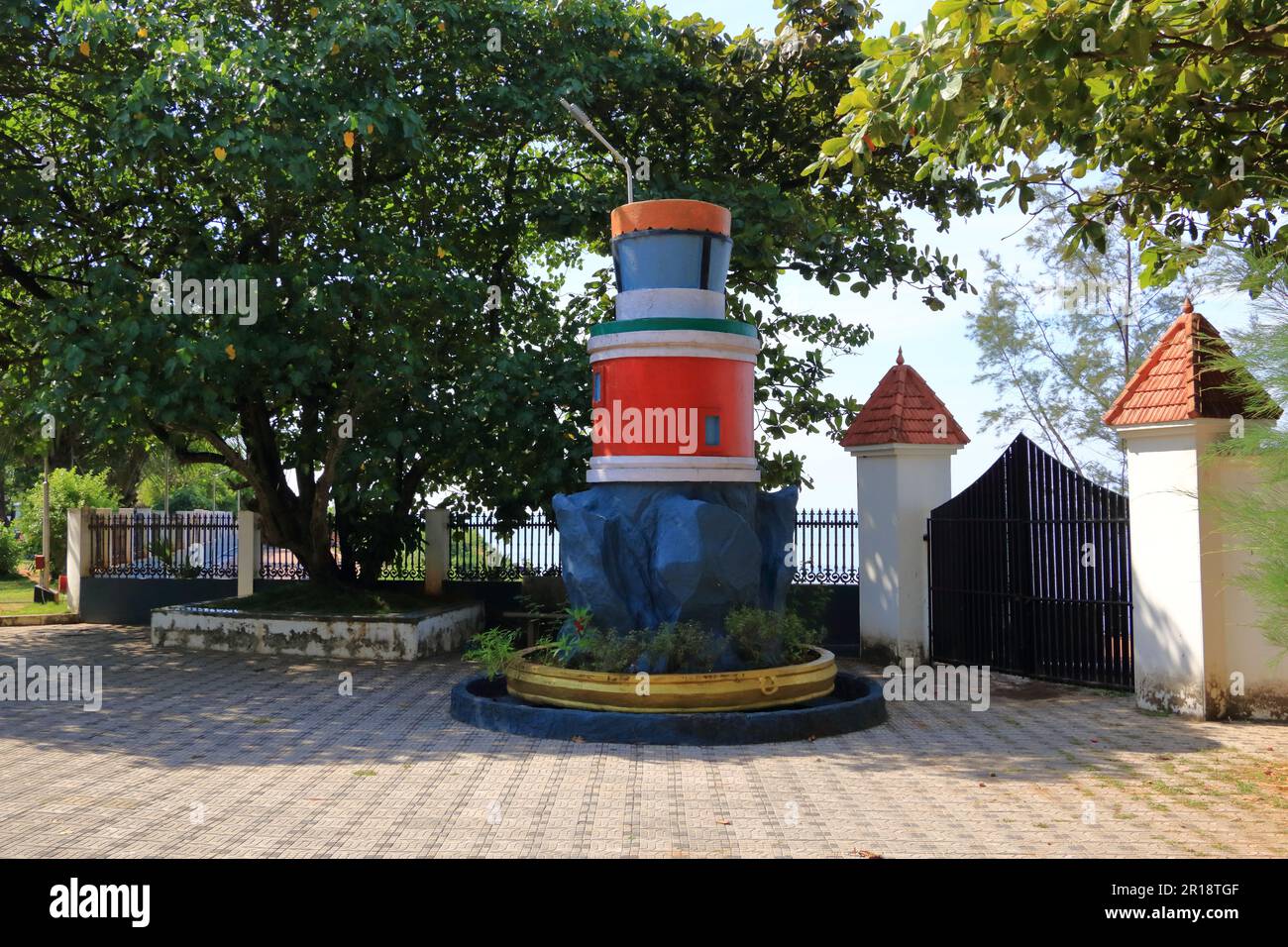 the Kannur lighthouse in Kerala state, India Stock Photo - Alamy