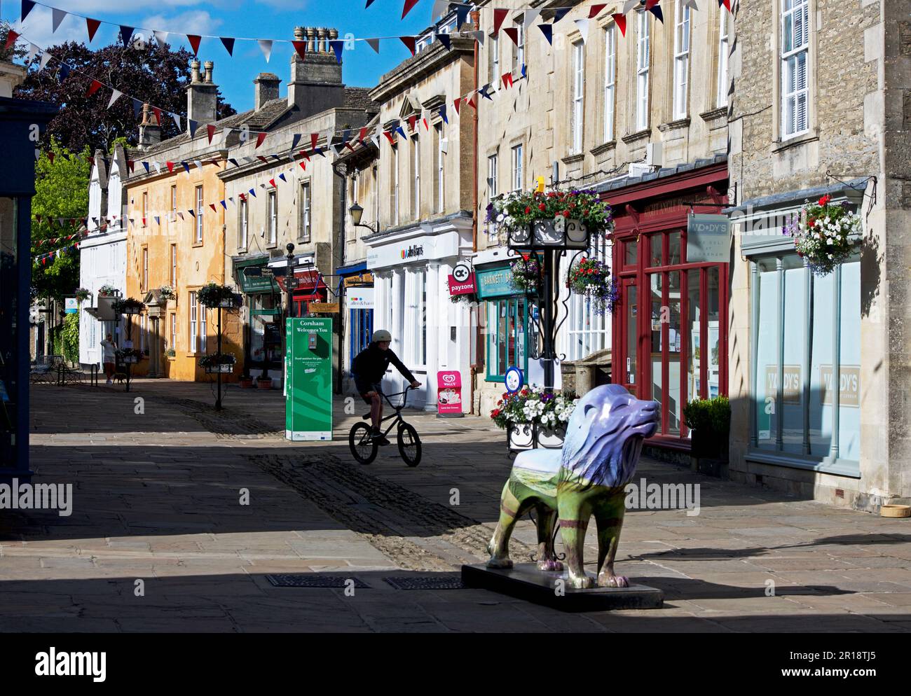 The High Street in Corsham, Wiltshire, England UK Stock Photo - Alamy