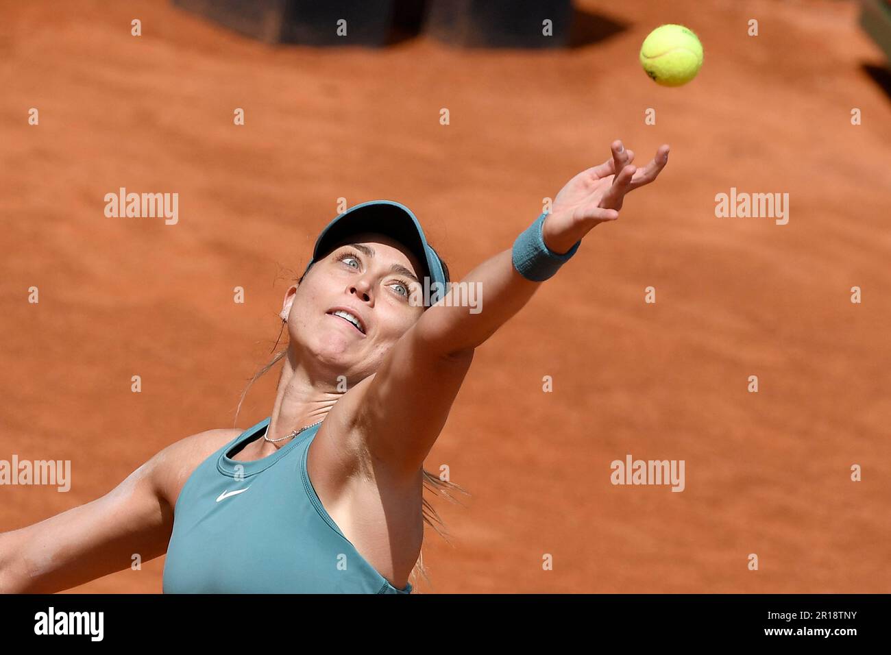 Rome, Italy. 12th May, 2023. Paula Badosa of Spain during her match ...