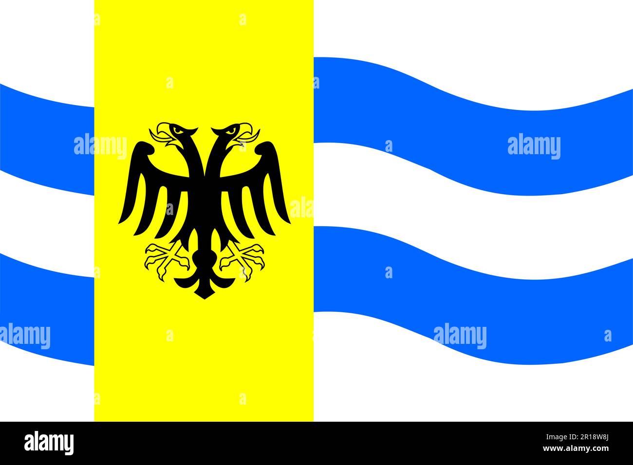 Flag of West Maas en Waal Municipality (Gelderland or Guelders province ...