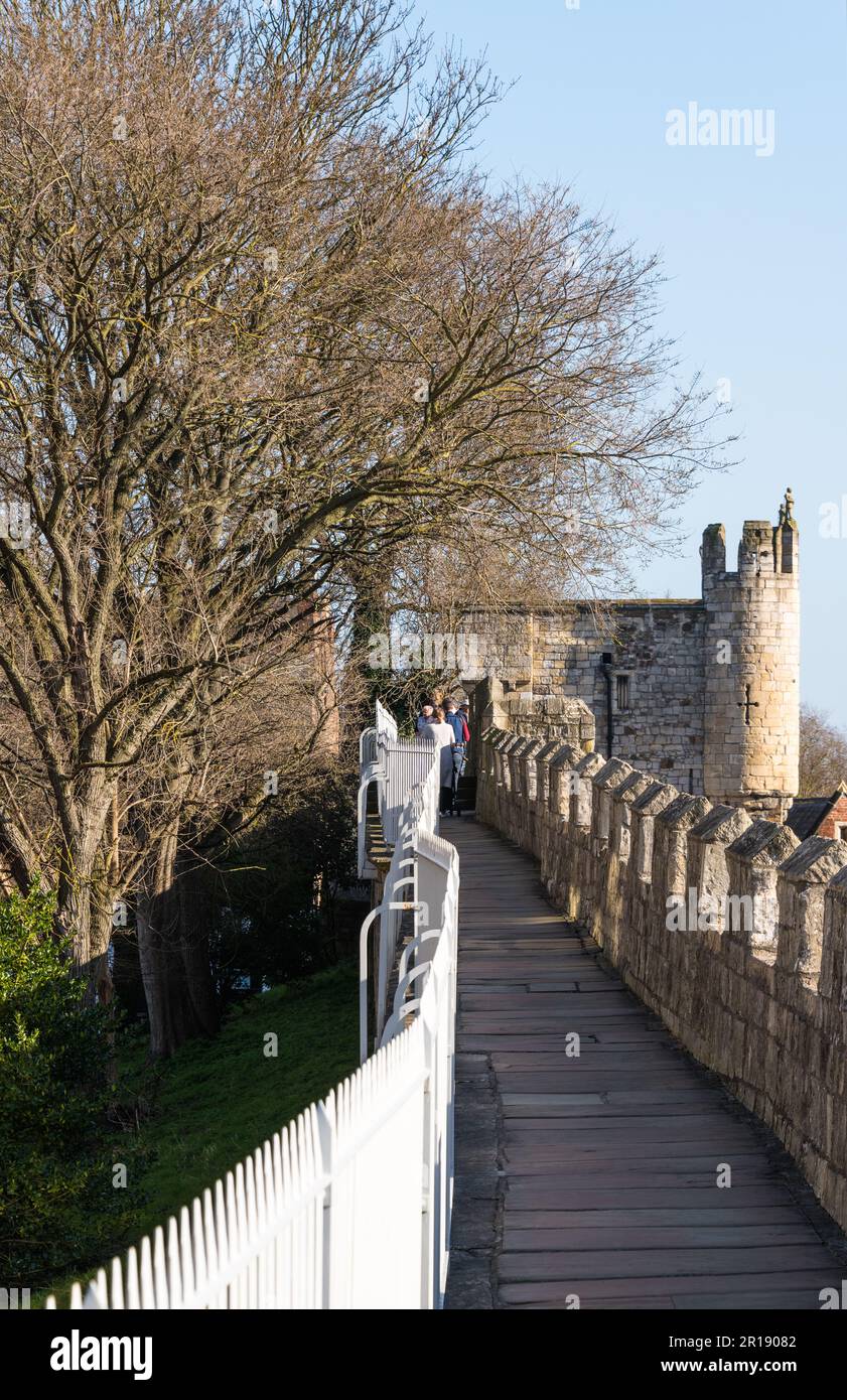 City Walls and Monk Bar, York, Yorkshire, England Stock Photo - Alamy