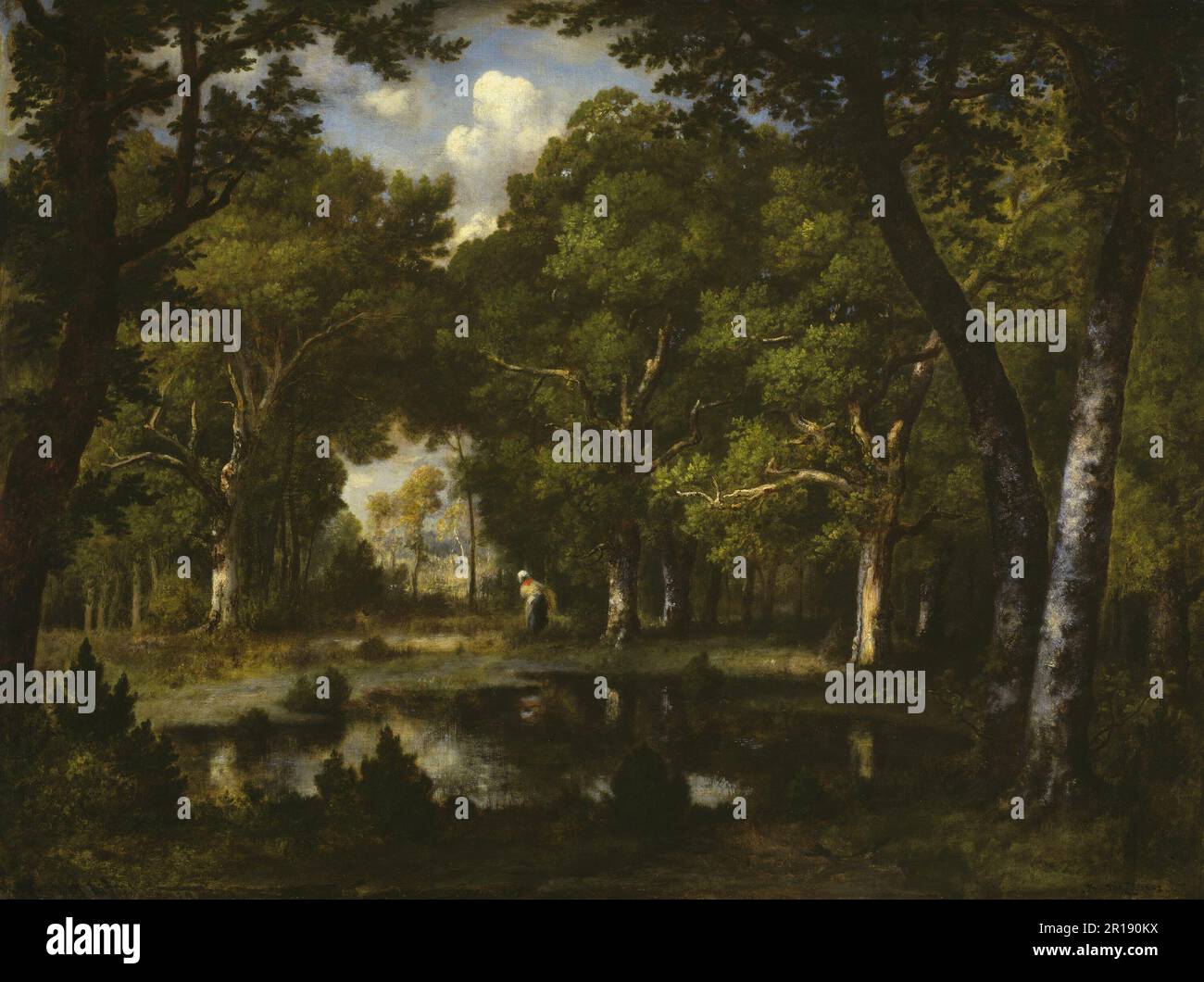 Pond in the Woods Date: 1862 Artist: Narcisse Virgile Diaz de la Peña ...