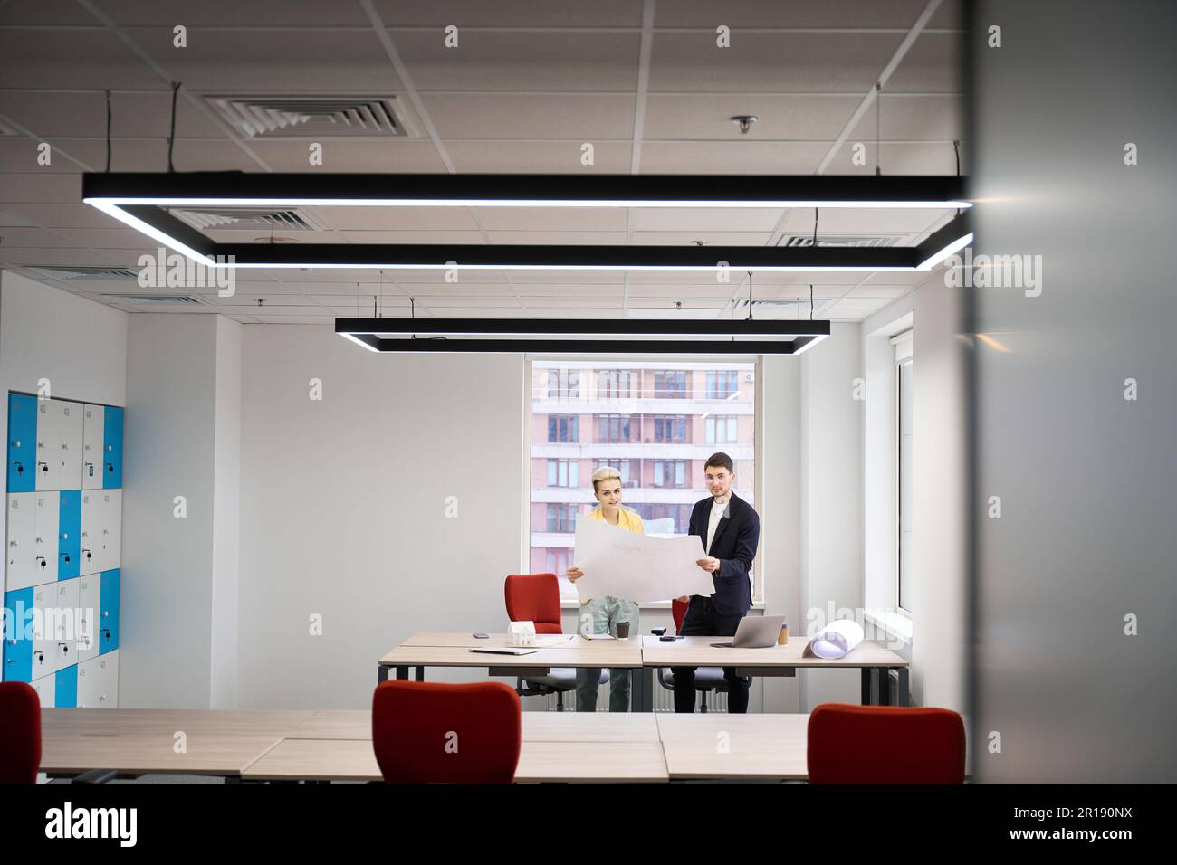 Young architects interior designers work hi-res stock photography and ...