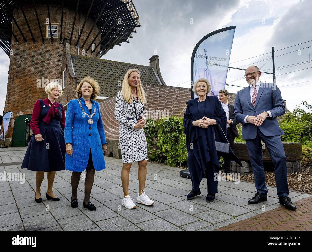 DELFT - Princess Beatrix visits windmill De Roos during the National ...