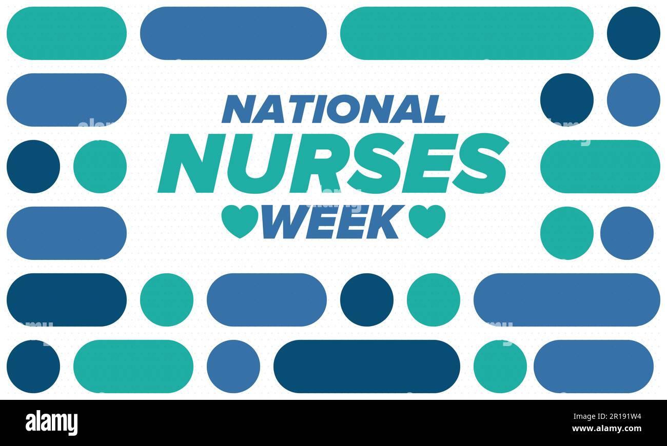 National Nurses Week. Thank you nurses. Medical and health care ...