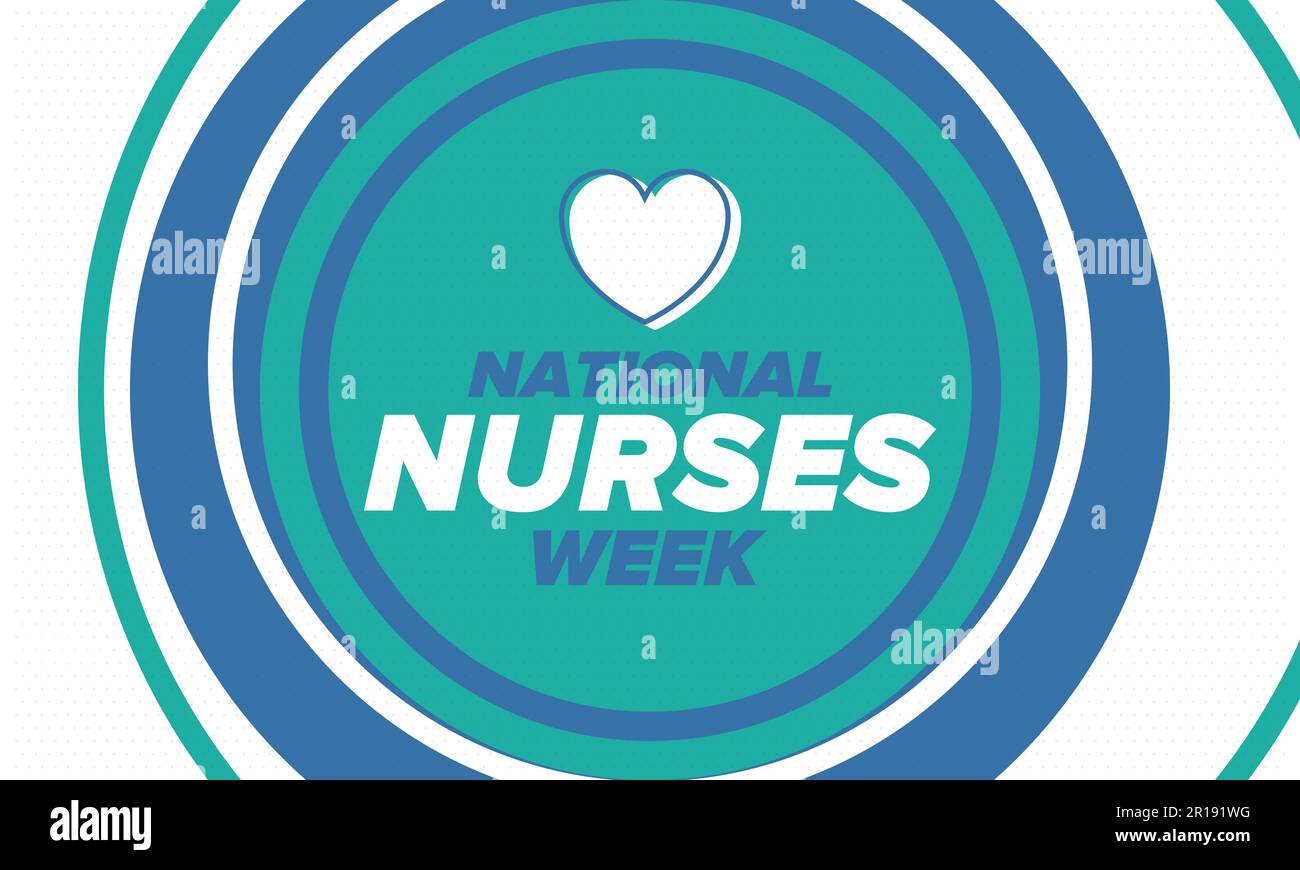 National Nurses Week. Thank you nurses. Medical and health care ...