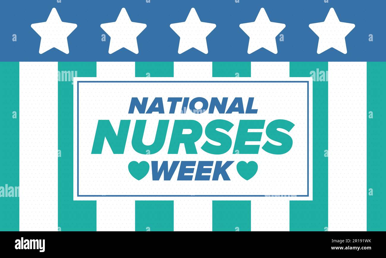 National Nurses Week. Thank you nurses. Medical and health care ...