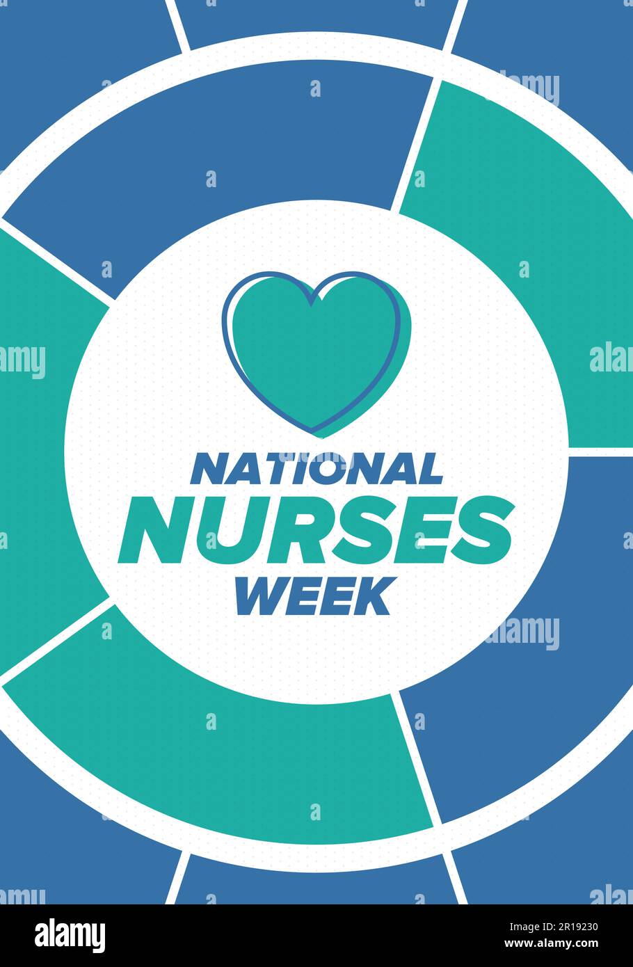 National Nurses Week. Thank you nurses. Medical and health care ...