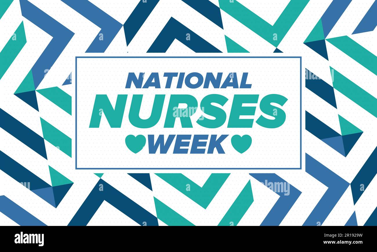 National Nurses Week. Thank you nurses. Medical and health care ...