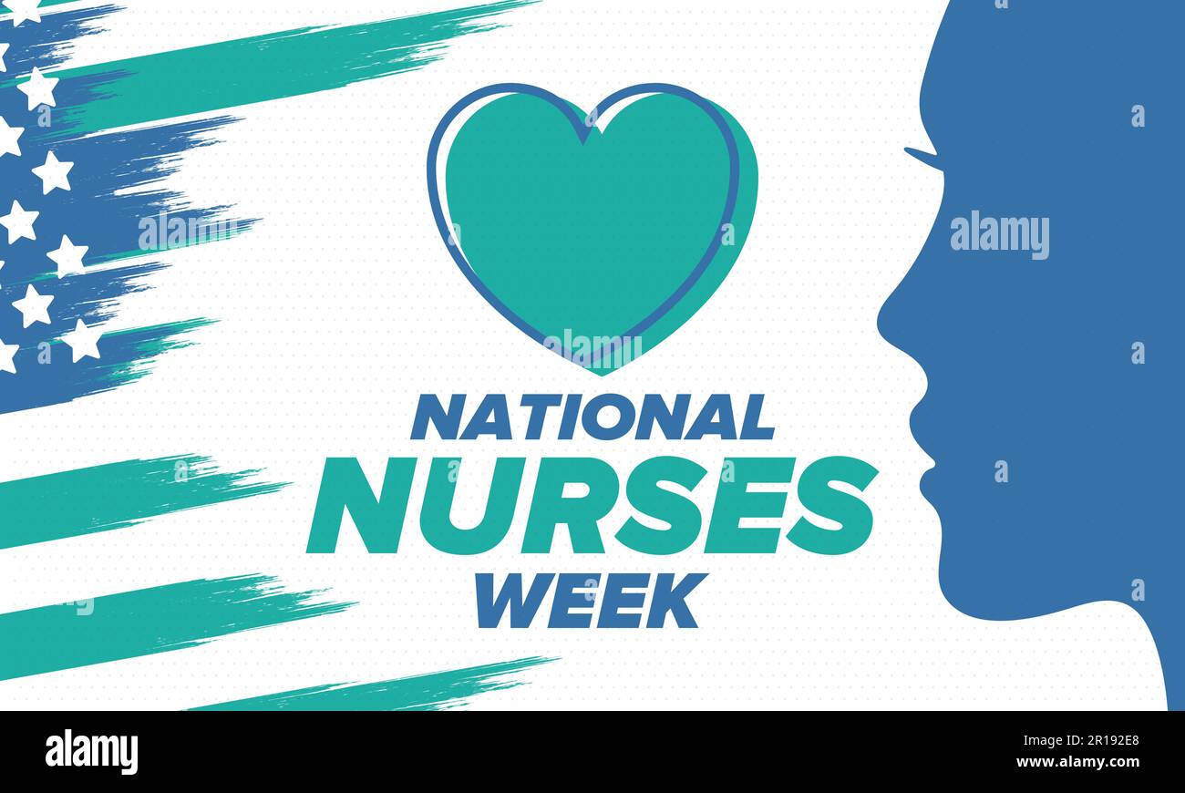 National Nurses Week. Thank you nurses. Medical and health care ...