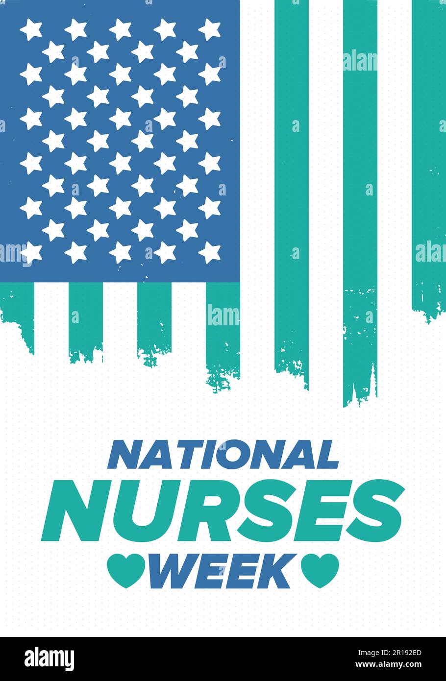 National Nurses Week. Thank you nurses. Medical and health care ...