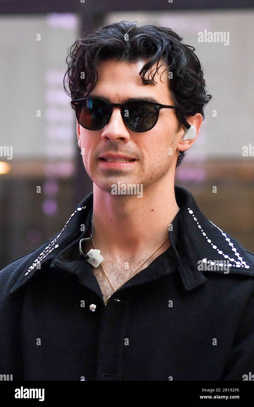 New York, USA. 12th May, 2023. Joe Jonas of The Jonas Brothers band ...