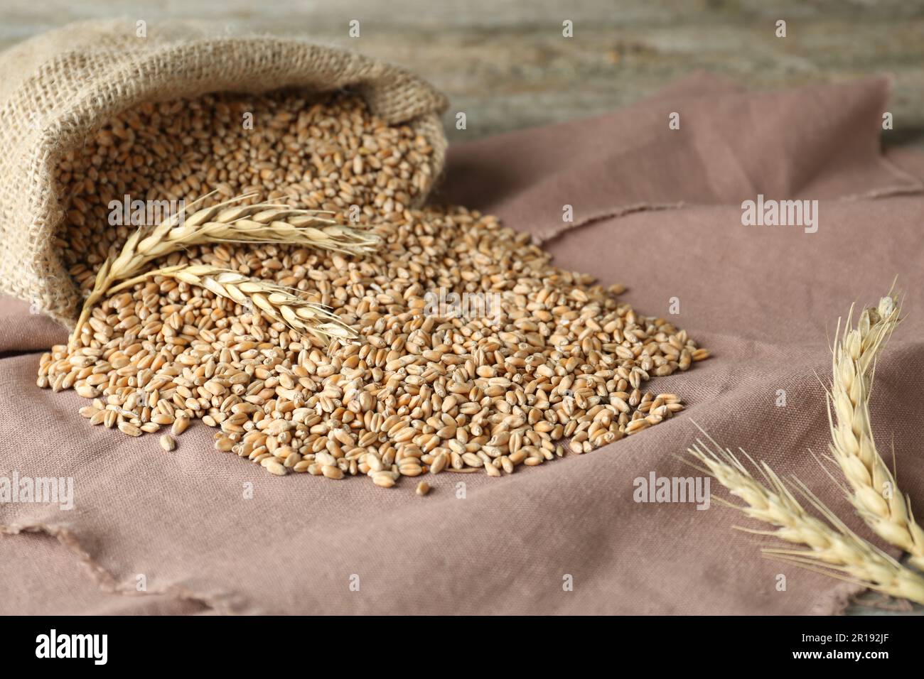 Sack of wheat hi-res stock photography and images - Alamy